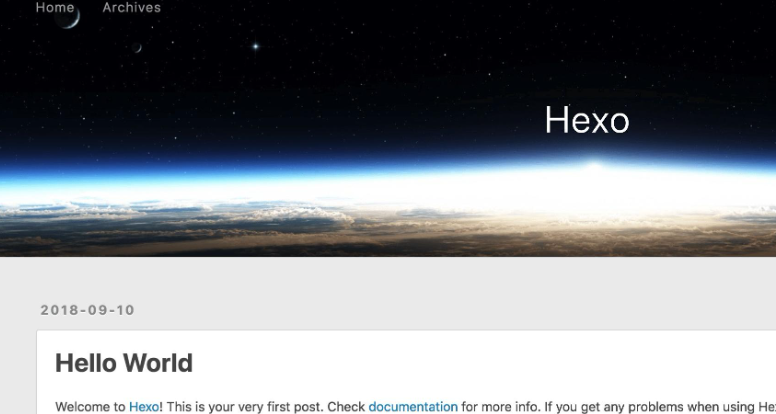 使用github+hexo搭建静态博客 | Hexo
